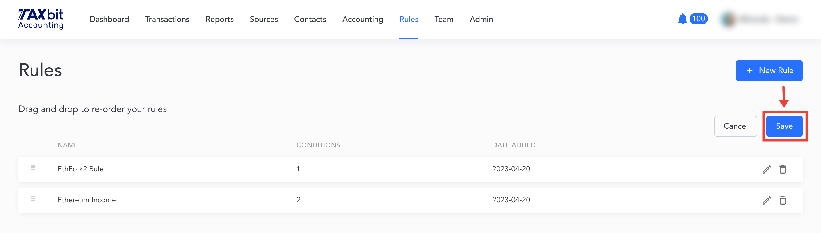 How are Rules Prioritized? – TaxBit Accounting Suite