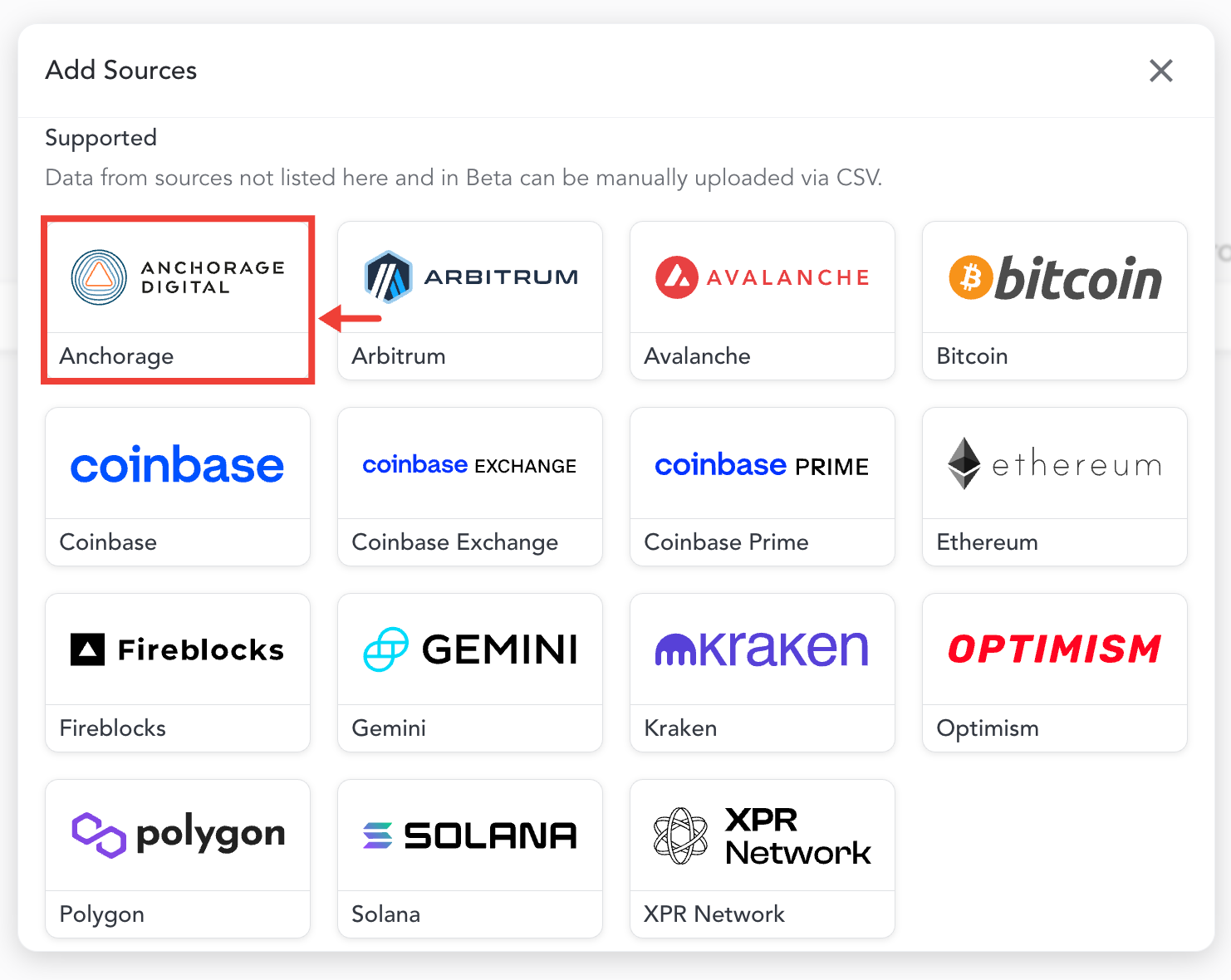 How to Connect Anchorage Digital – Enterprise Support